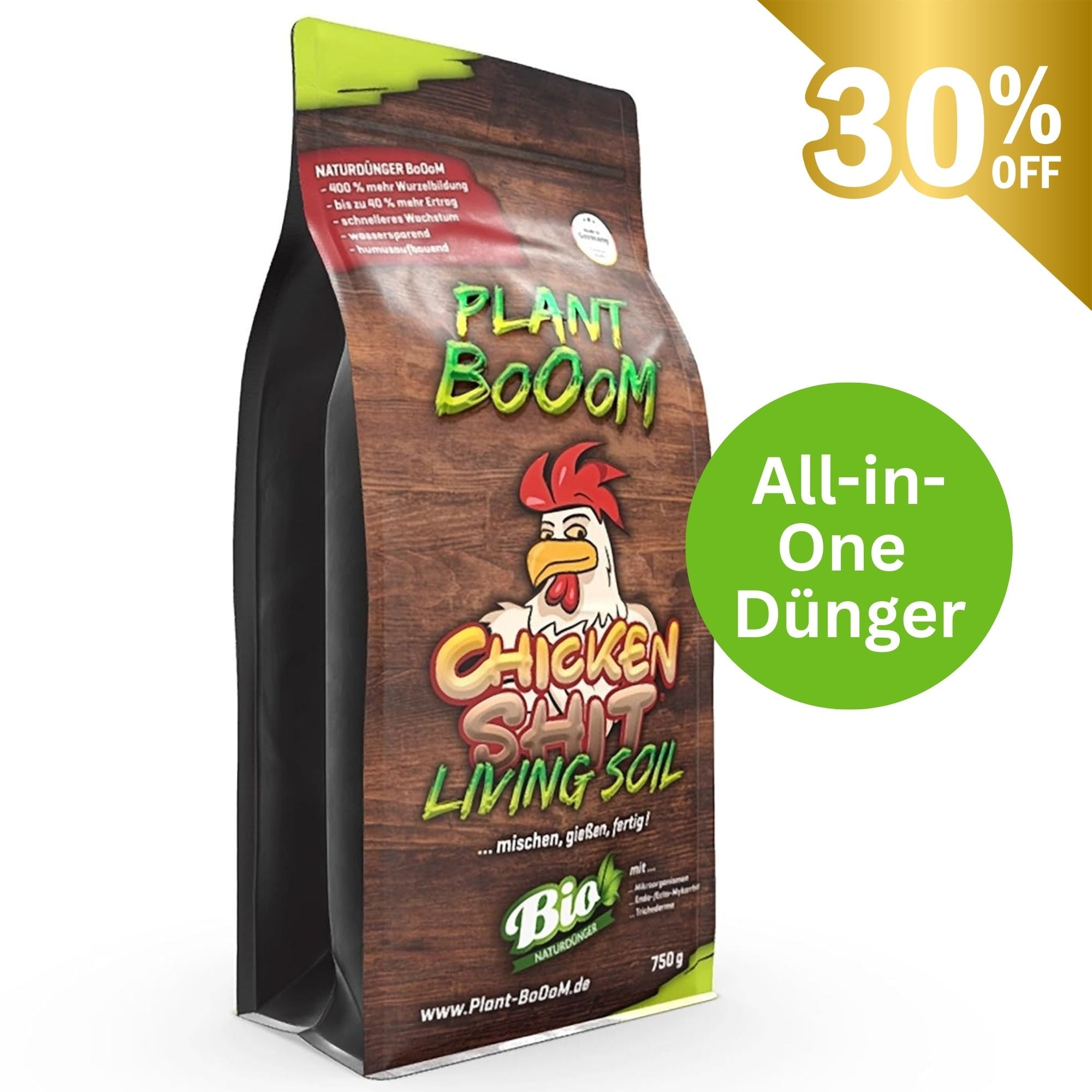 Plant BoOom – Chicken Shit Living Soil – Rooties